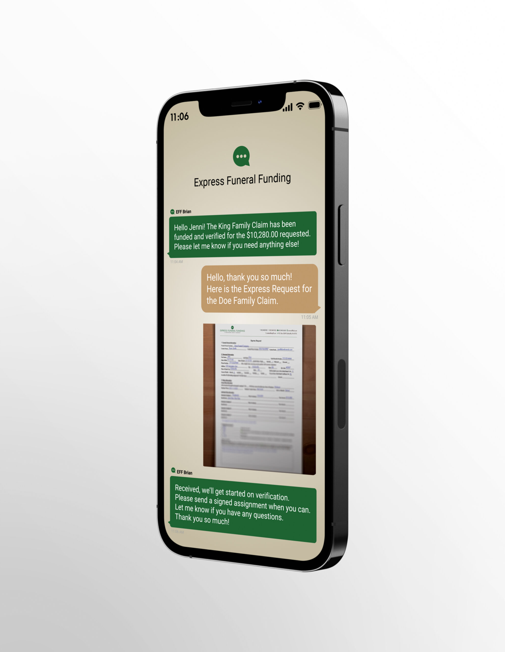 Express Chat - Express Funeral Funding